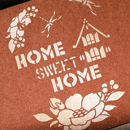 Трафарет багаторазовий FDTR 409 15x20см Sweet home